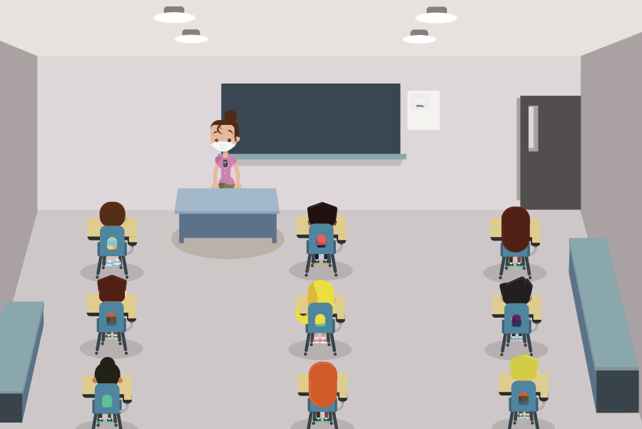 Teacher Masks and the Need for Audio Enhancement - Audio Enhancement